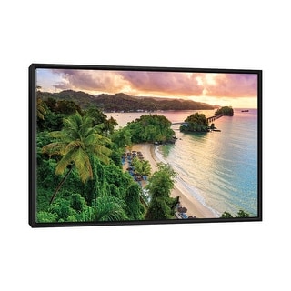 iCanvas "Bridge to Nowhere Sunrise Samana Town " by Susanne Kremer ...